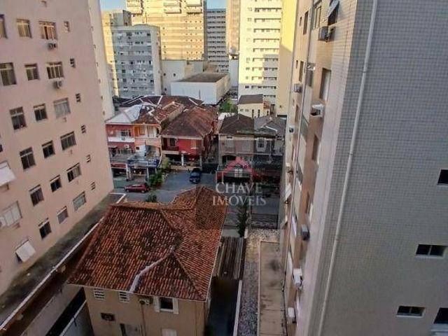 Apartamento com 1 dormitório para alugar, 48 m² por R$ 2.300,02/mês Gonzaga Santos/SP