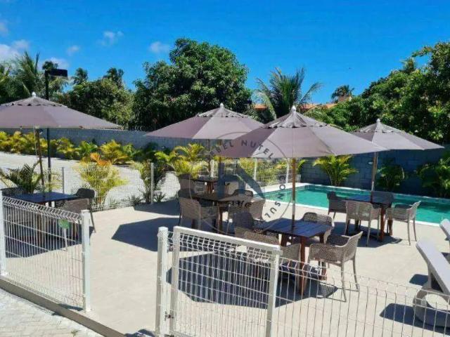 Apartamento com 1 dormitório para alugar, 43 m² por R$ 2.500,00/mês Praia Bonita Barra de São Miguel/AL