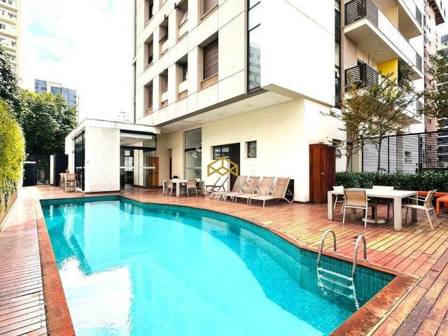 Apartamento com 1 dormitório para alugar, 56 m² Cambuí Campinas/SP