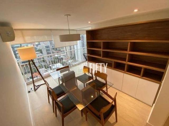 Apartamento com 1 dormitório suíte à venda, 82 m² Vila Nova Conceição São Paulo/SP
