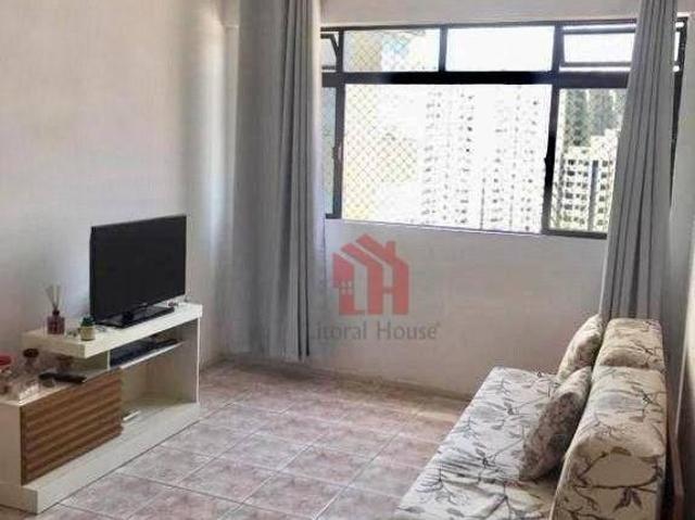 Apartamento com 1 dormitório, vaga demarcada à venda, 60 m² por R$ 730.000 Boqueirão Santos/SP