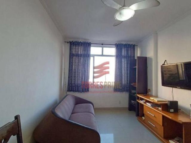 Apartamento com 1 dormitório Vista Mar à venda, 55 m² por R$ 300.000 José Menino Santos/SP