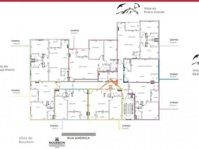 Apartamento com 1 dormitório 1 Suíte à venda, 45 m² por R$ 495.000 Atibaia Jardim Atibaia/SP