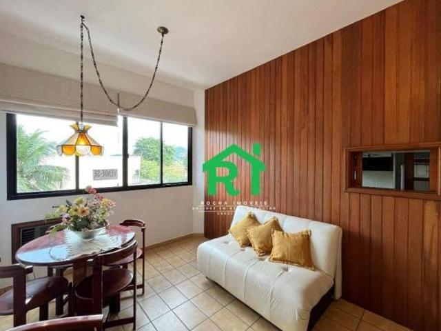 Apartamento com 1 Dormitório, 1 Vaga, Tombo, Guarujá/SP