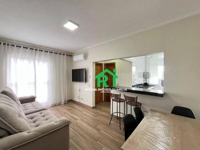 Apartamento com 1 quarto 1 vaga e lazer à venda em Enseada, Guarujá