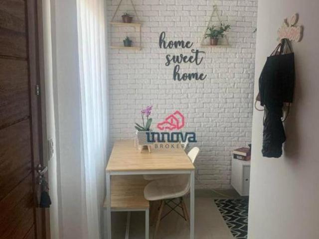 Apartamento com 1 dormitório, 32 m² venda por R$ 213.000,00 ou aluguel por R$ 1.694,00/mês Vila