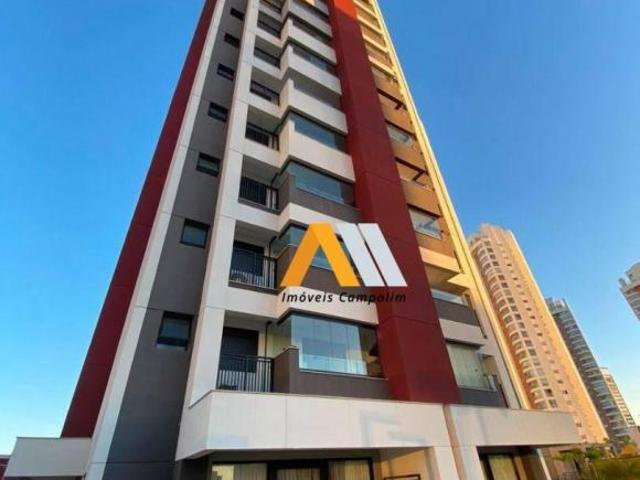 Apartamento com 1 dormitório, 47 m² venda por R$ 580.000 ou aluguel por R$ 3.730/mês Parque Camp