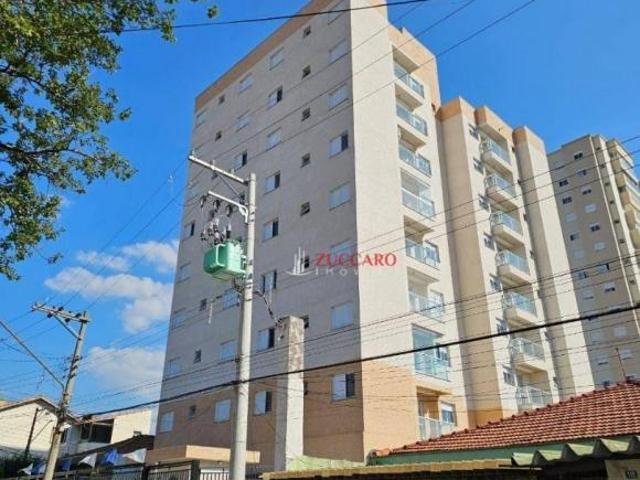 Apartamento com 1 dormitórios e 1 suite à venda, 56 m² por R$ 380.000 Vila Galvão Guarulhos/SP
