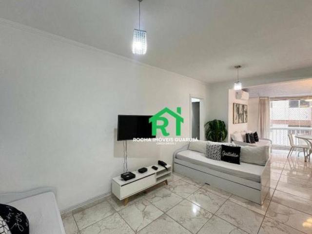Apartamento com 1 quarto, 2 vagas e lazer à venda em Pitangueiras, Guarujá