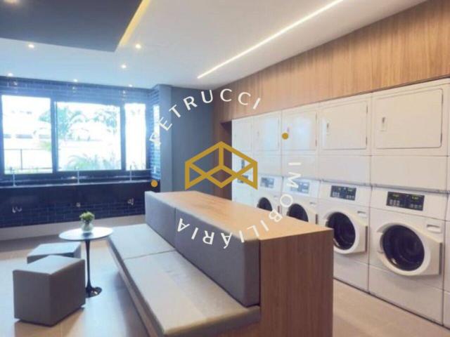Apartamento com 1 quarto, 46 m², aluguel por R$ 3.100/mês Bosque Campinas/SP