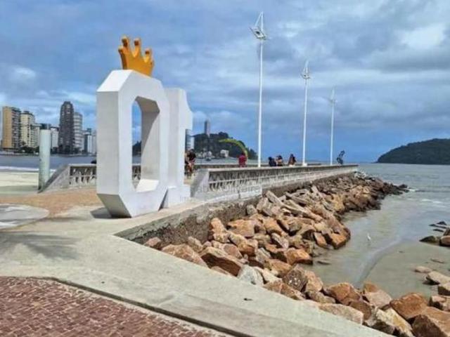 Apartamento com 1 quarto, Centro, São Vicente R$ 297 mil, Cod: 5783