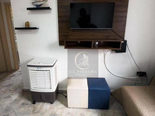 Apartamento com 1 quarto à venda, 40 m² por R$ 280.000 Boqueirão Praia Grande/SP