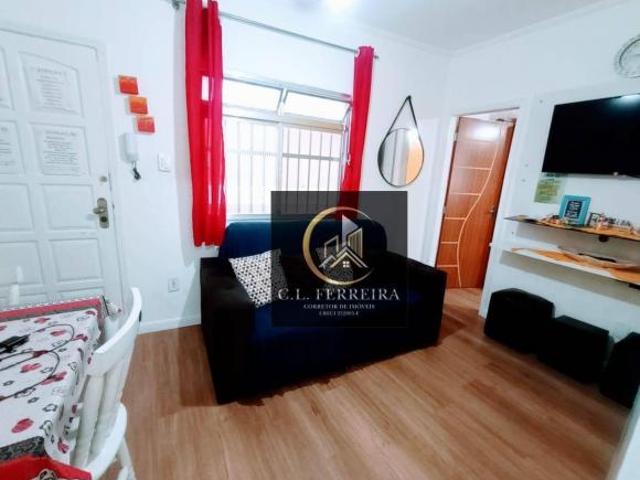 Apartamento com 1 quarto à venda, 42 m² por R$ 240.000 Tupi Praia Grande/SP