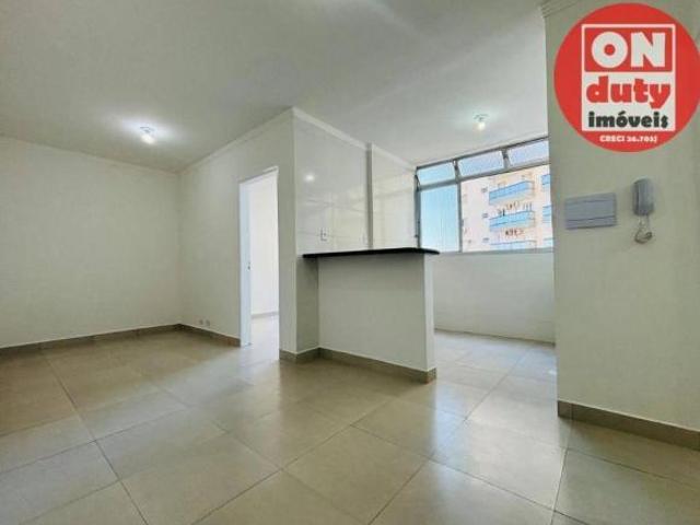 Apartamento com 1 quarto à venda, 42 m² por R$ 390.000 José Menino Santos/SP