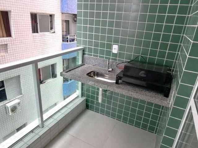 Apartamento com 1 quarto à venda, 44 m² por R$ 385.000 Canto do Forte Praia Grande/SP