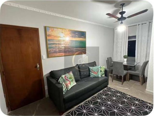 Apartamento com 1 quarto à venda, 45 m² por R$ 250.000 Vila Guilhermina Praia Grande/SP