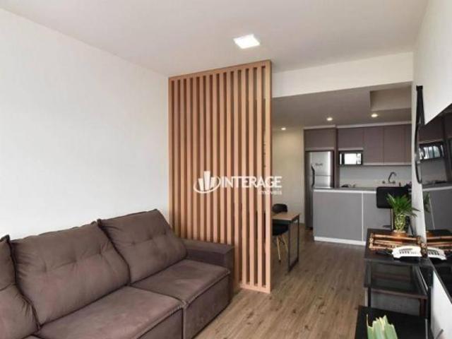 Apartamento com 1 quarto à venda, 54 m² por R$ 590.000 Centro Curitiba/PR