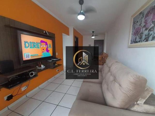 Apartamento com 1 quarto à venda, 58 m² por R$ 330.000 Vila Guilhermina Praia Grande/SP