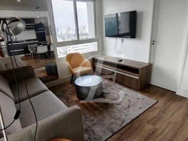 Apartamento com 1 quarto à venda, 63 m²,com ar condicionado, mobiliado, enxoval. Brooklin próximo