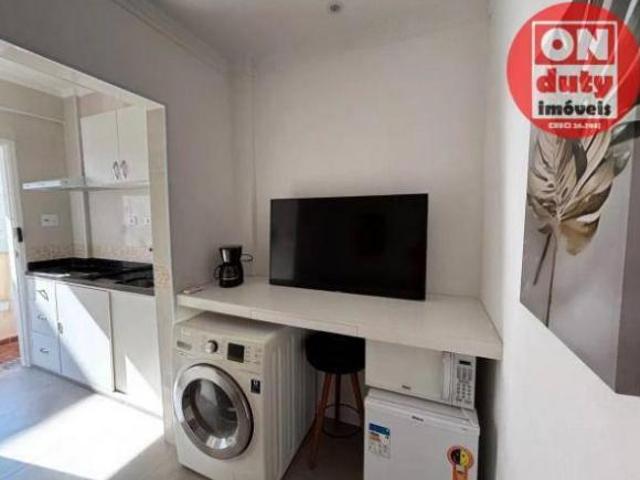 Apartamento com 1 quarto à venda, 30 m² por R$ 335. Aparecida Santos/SP