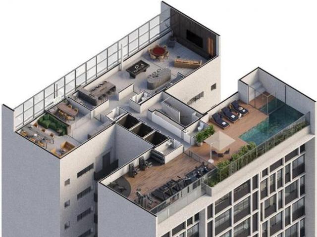 Apartamento com 1 quarto à venda em Belo Horizonte, no bairro Lourdes