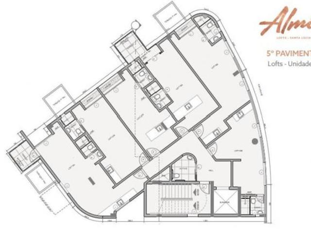 Apartamento com 1 quarto à venda em Belo Horizonte, no bairro Santa Lúcia