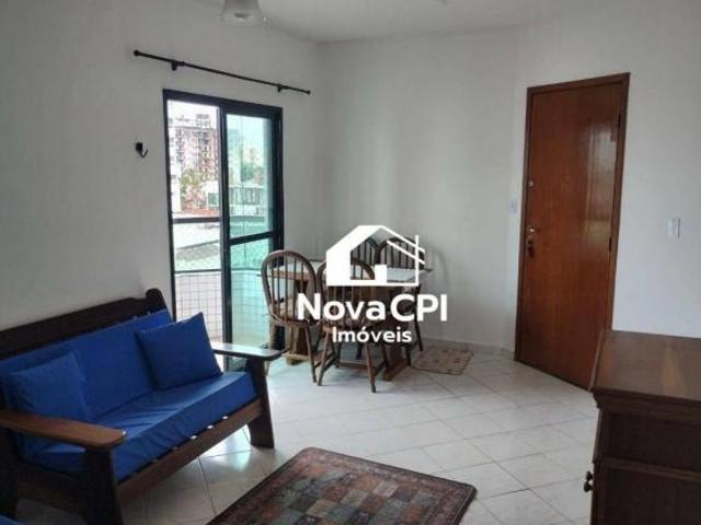 Apartamento à Venda na Guilhermina, Praia Grande | 1 Quarto, Sacada, 48m², Elevador e 1 Vaga