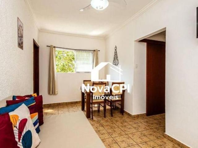 O Imóvel conta com 43m² divididos em 1 quarto, cozinha, sala, banheiro e 1 vaga de garagem