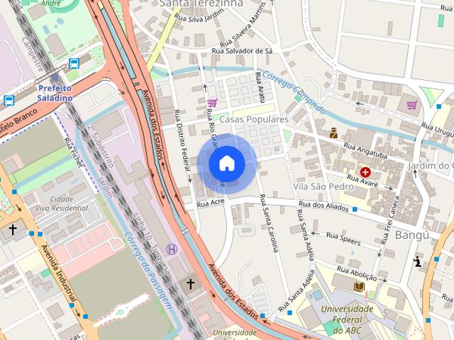 Apartamento com 1 quarto e 50m² para alugar em Santa Terezinha, Santo André