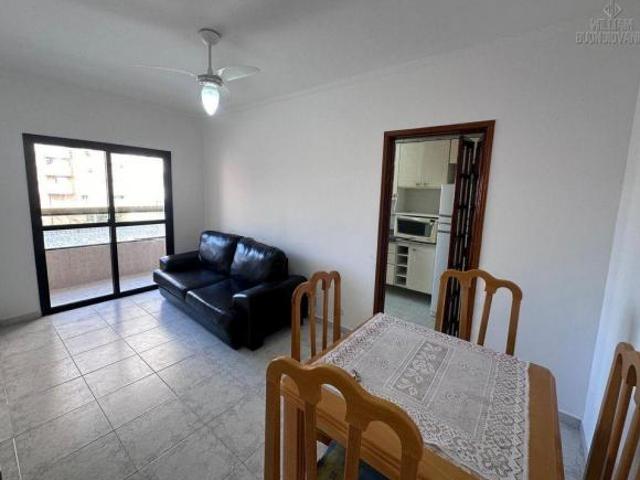 Apartamento com 1 quarto e sacada na Tupi em Praia Grande !