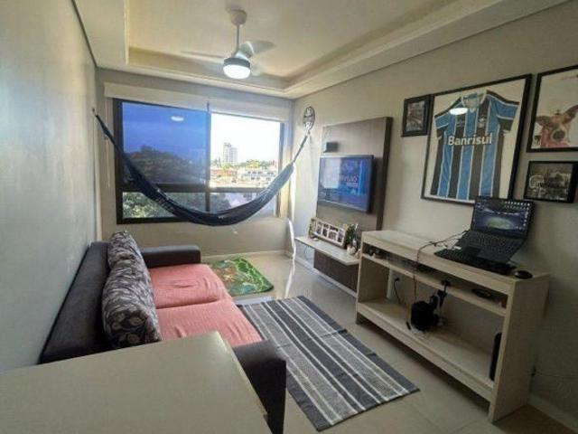 Apartamento com 1 quarto, ensolarado, portaria 24 horas Passo da Areia