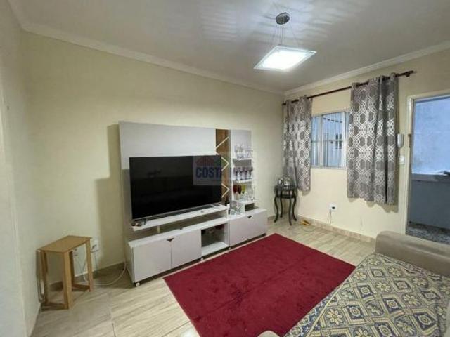 Apartamento com 1 quarto no centro de Ocian na Praia grande, 50 m²