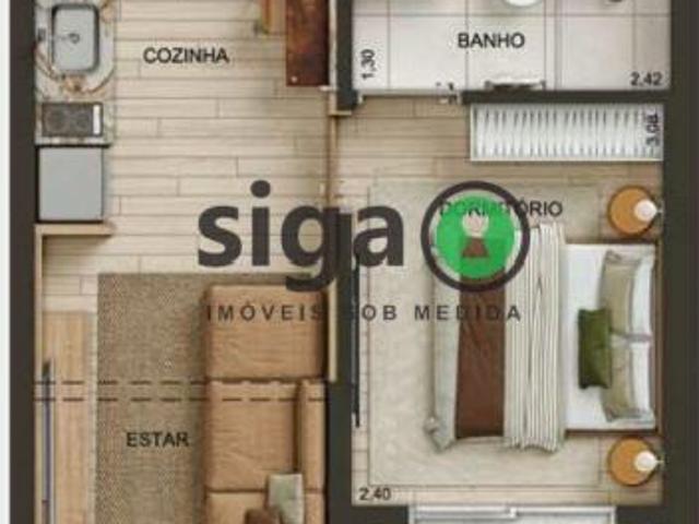 Apartamento com 1 quarto no Brooklin | Alta Demanda, Liquidez e Renda com Locação