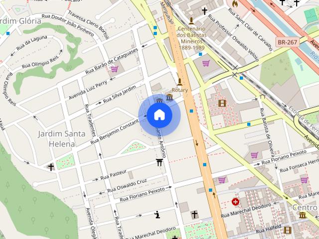 Apartamento com 1 Quarto para alugar, 48m² Centro