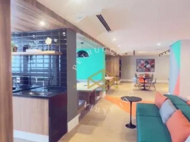 Apartamento com 1 quarto à venda, 46 m² no bosque em campinas/sp
