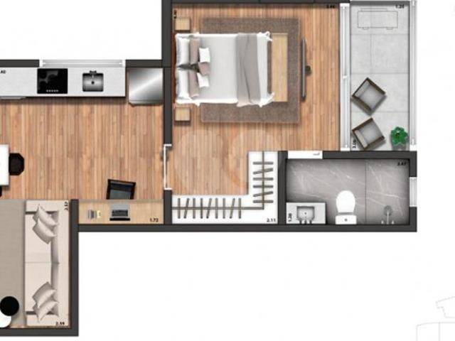 Apartamento com 1 quartos à venda em Santana SP