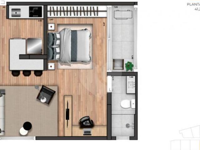 Apartamento com 1 quartos à venda em Santana SP