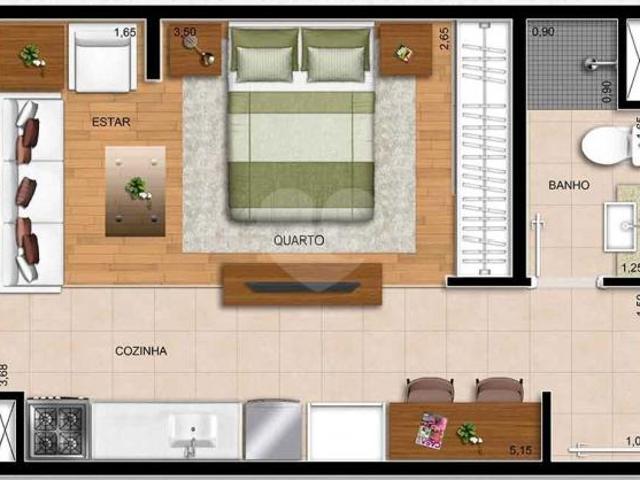 Apartamento com 1 quartos à venda em Tucuruvi SP
