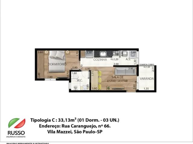 Apartamento com 1 quartos à venda em Tucuruvi SP