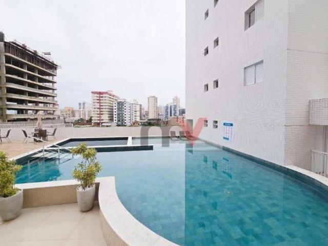 Apartamento com 1 suíte à venda, 59 m² por R$ 450.000 Aviação Praia Grande/SP