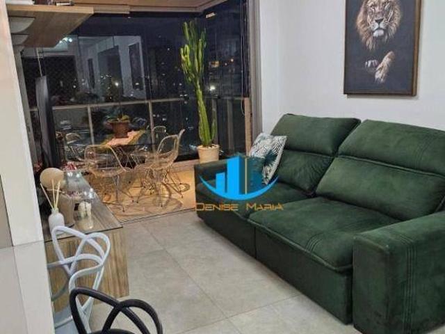 Apartamento com 1 suíte à venda, 62 m² por R$ 995.000 Aparecida Santos/SP