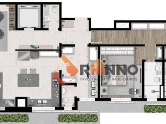 Apartamento com 219 m² no bairro Batel