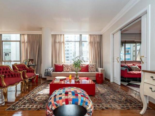 APARTAMENTO Á VENDA EM HIGIENÓPOLIS/ 228 m²/ 4 DORMS SENDO 1 SUÍTE