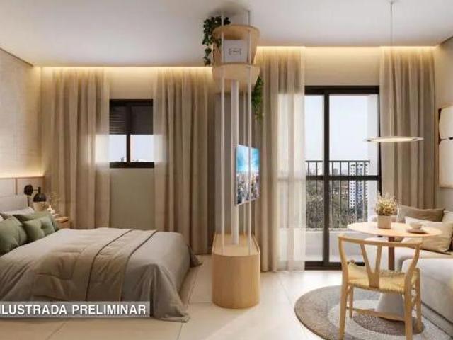 Apartamento Com 24m² 1 dormitório com varanda. 600m do Metrô Fradique Coutinho