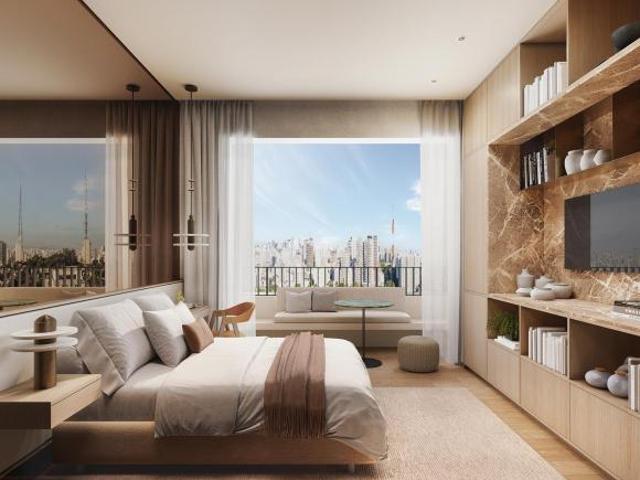 Apartamento Com 28m² 1 dormitório com varanda. 9 Min. da Estação Sumaré
