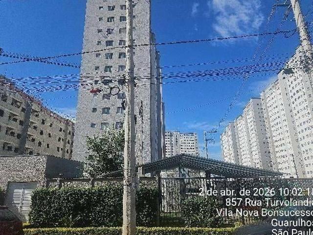 Apartamento com 2 dorm à venda, 42 m² por R$ 118.465,05 Vila Nova Bonsucesso Guarulhos/SP