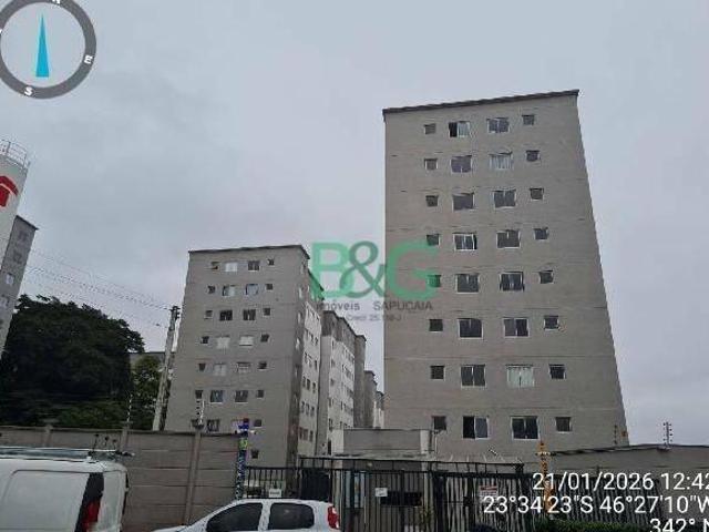 Apartamento à venda, 41 m² por R$ 122.695,94 Fazenda Caguaçu São Paulo/SP