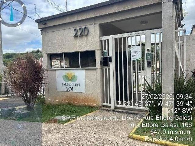 Apartamento à venda, 44 m² por R$ 75.305,50 Monte Líbano Piracicaba/SP
