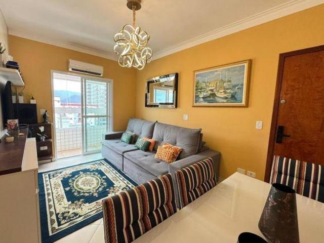 Apartamento com 2 dorm, 1 suite, 2 sacadas Caiçara, Praia Grande R$ 480 mil