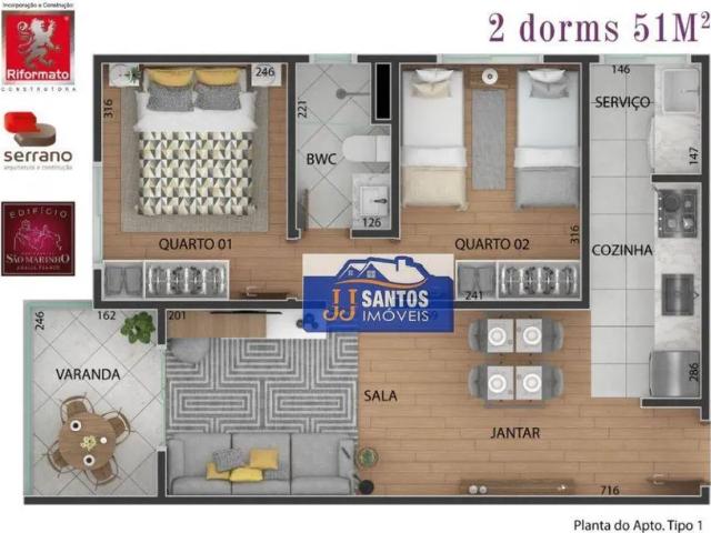 Apartamento com 2 dormitórios à venda, 51 m² por R$ 450.000,00 Vila Formosa São Paulo/SP